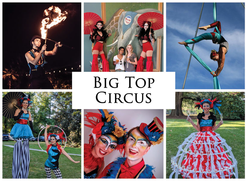 Hire Entertainment for “Big Top Circus” Events | ImagineCircus.com