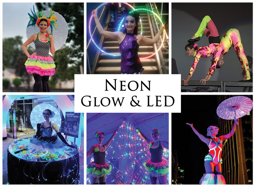 Neon Glow | UV Reactive Costumes | LED Performers | Black Lights ...