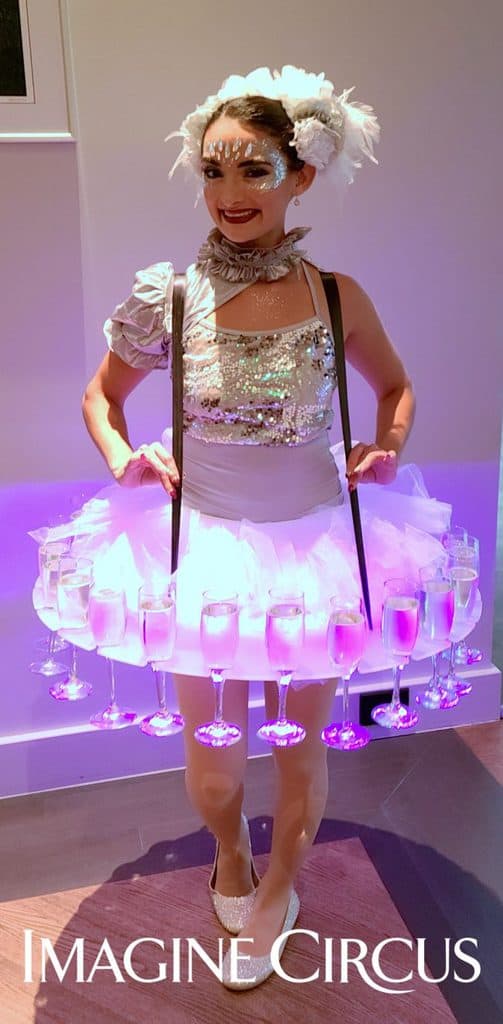 Strolling Champagne Dress | LED Drink Skirt – ImagineCircus.com