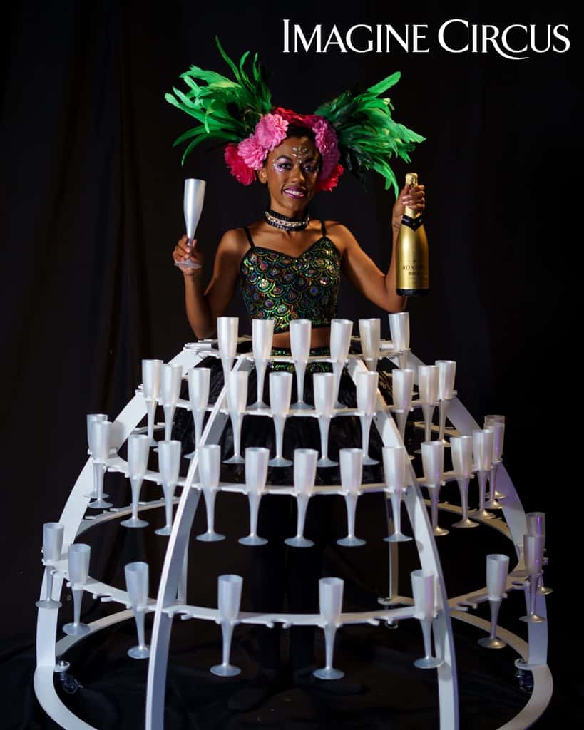 Strolling Champagne Dress | LED Drink Skirt – ImagineCircus.com