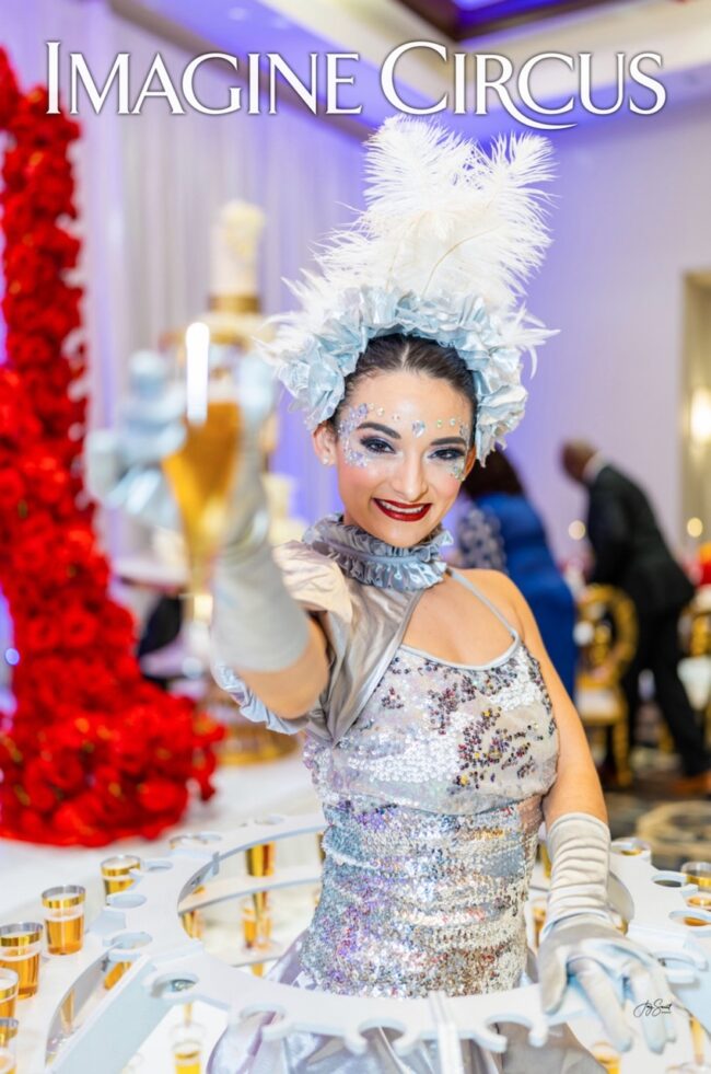 Strolling Champagne Dress | LED Drink Skirt – ImagineCircus.com