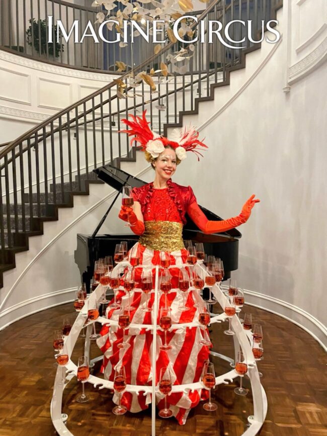 Strolling Champagne Dress | LED Drink Skirt – ImagineCircus.com